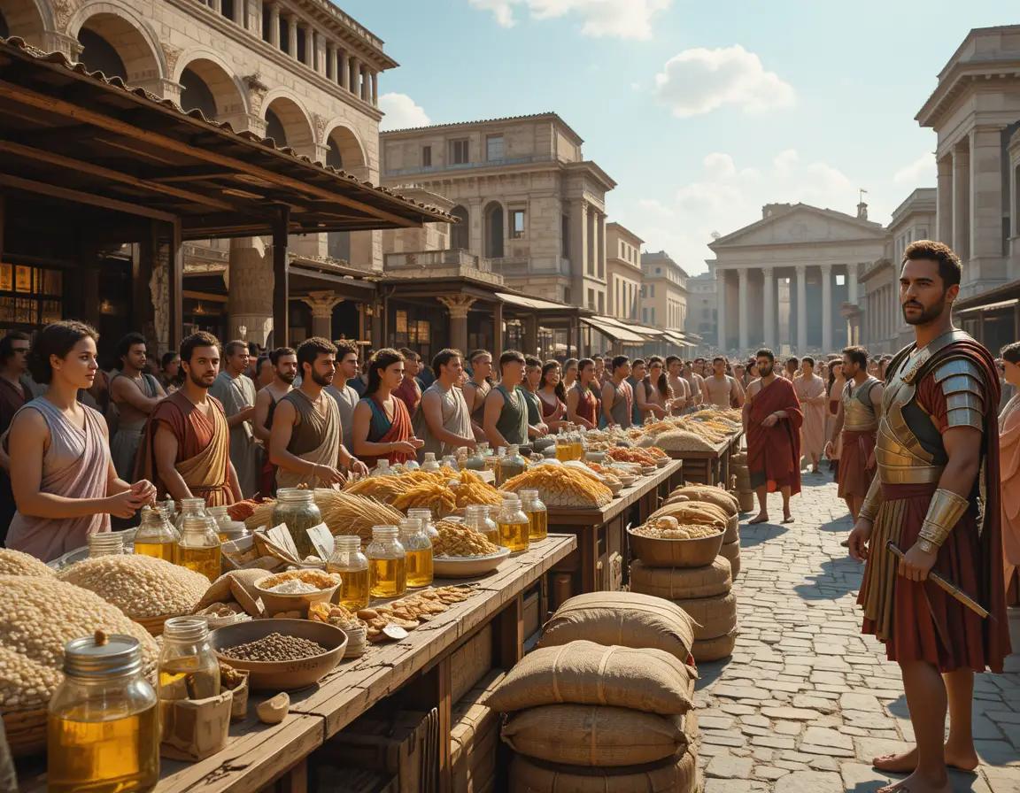 La economía del Imperio Romano: características y funcionamiento